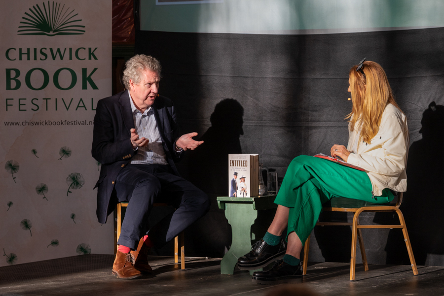 Andrew Lownie & Julia Wheeler at 2025 CBF - Chiswick Book Festival
