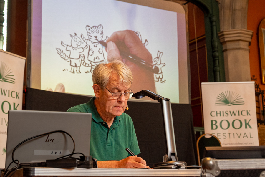 Axel Scheffler at CBF 2025 - Chiswick Book Festival