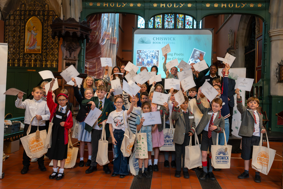 Winners of the 2025 Chiswick Book Festival’s Young Poets Compe ...